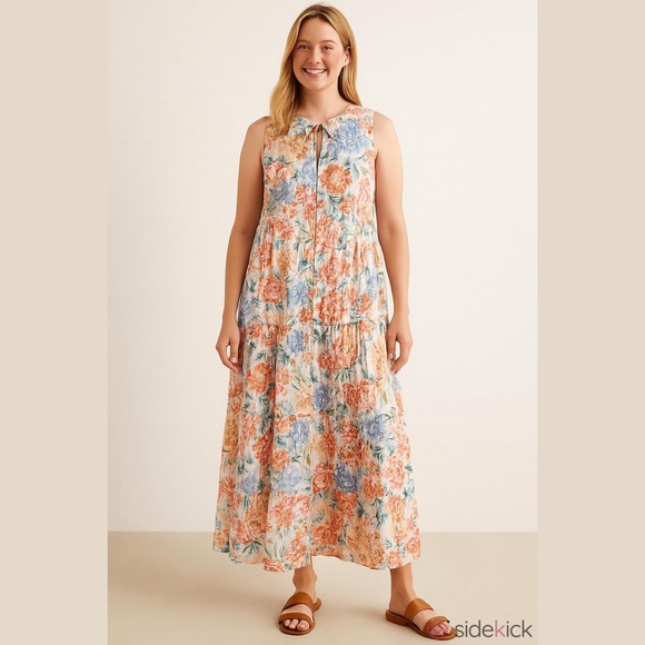 LOFT | Dresses | Loft Floral Maxi Dress | Poshmark
